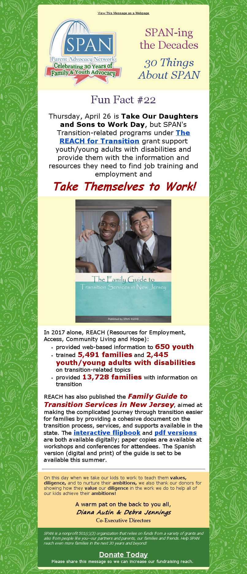 | SPAN Parent Advocacy Network