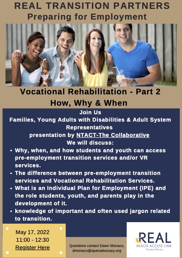 REAL Transition Partners | SPAN Parent Advocacy Network